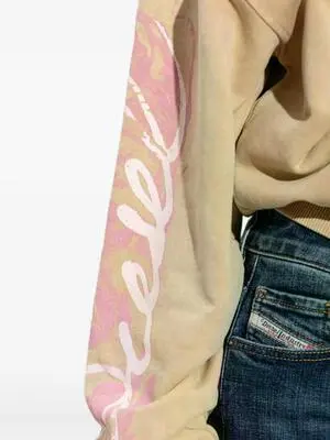 DIESEL® Logo-print Zip-up Hoodie