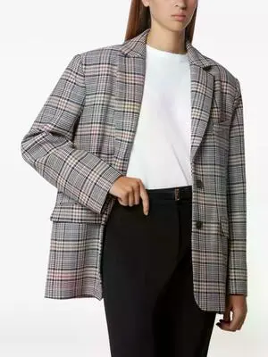 ANINE BING Quinn Check-pattern Blazer