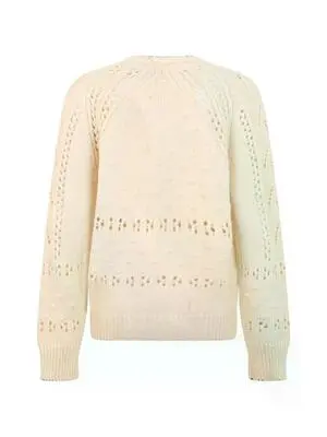 MARANT ETOILE Pointelle-knit Bobble-detail Sweater