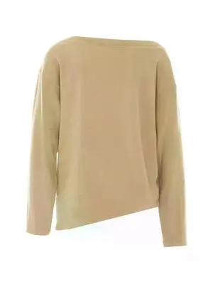 ELEH Asymmetric-hem Long-sleeve T-shirt