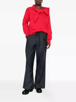 DAMSON MADDER Tatianna Pinstripe Trousers