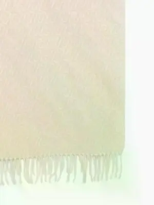 Liu Jo Monogram-pattern Fringed Scarf