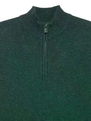 Peuterey Quarter-zip Logo-patch Sweater