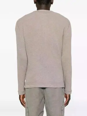 Brunello Cucinelli Henley-neck Waffle-knit Sweater