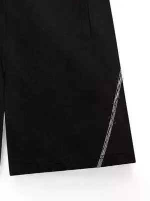 Givenchy Fleece Bermuda Shorts With Contrast Seams