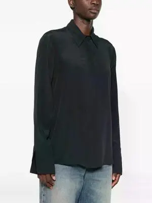 Federica Tosi Long-sleeve Satin Shirt