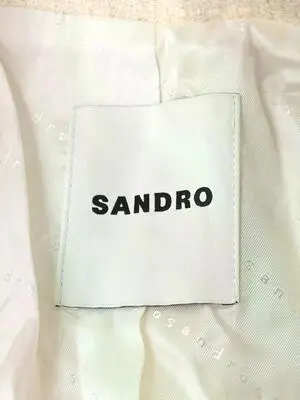 Sandro Truman Belted Tweed Jacket