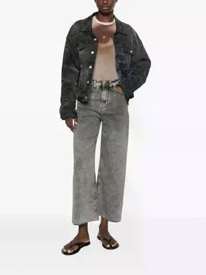 3x1 Faded Raw-cut Jeans