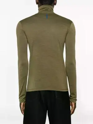 JIL SANDER Zip-neck Long-sleeve T-shirt