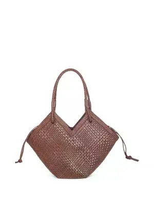IBELIV Medium Trinity Woven-leather Tote Bag