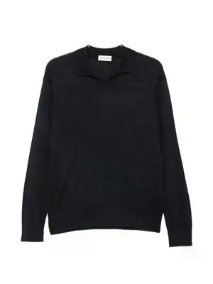PAOLO PECORA Long-sleeve Knit T-shirt - Blue
