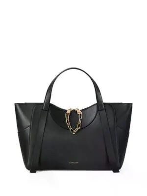 Givenchy The Snatch Bag In Grained Leather - Black