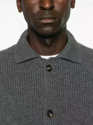 ZANONE Ribbed-knit Button-up Cardigan