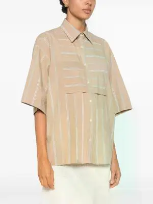 Moschino Striped Short-sleeve Shirt