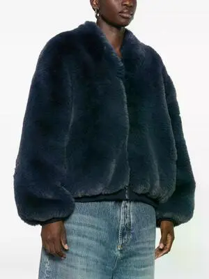 THE FRANKIE SHOP Faux-fur Zip-up Coat