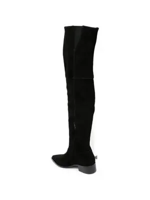 Liu Jo Suede-finish Over-the-knee Boots - Black