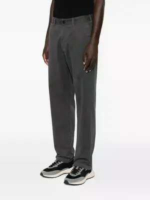 Stone Island Logo-patch Straight-leg Trousers