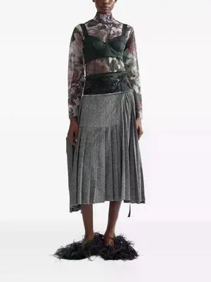 Erdem Floral-print Jacquard Turtleneck Sweater
