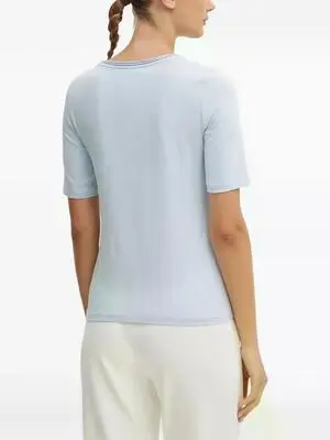 SPORTALM Crystal-embellished Logo-print T-shirt