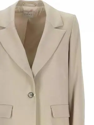 EMME Single-breasted Notched-lapels Jacket