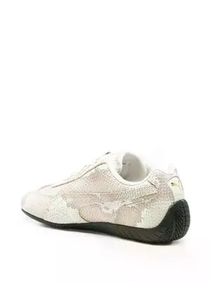 PUMA Snakeskin-effect Leather Sneakers