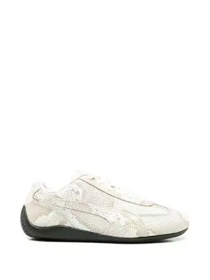 PUMA Snakeskin-effect Leather Sneakers