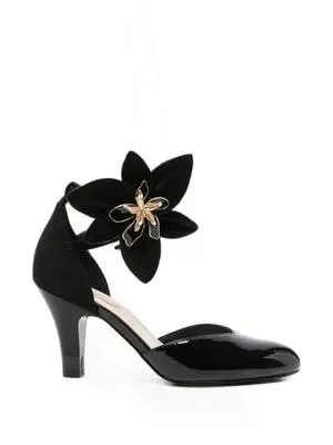 Liu Jo Flower-embellished Patent-finish Sandals