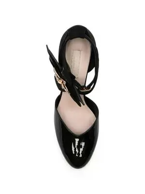Liu Jo Flower-embellished Patent-finish Sandals