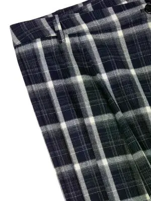 STUDIO TOMBOY Check Unbalanced Wrap Skirt