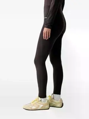 SPORTY & RICH Serif Logo-print Leggings