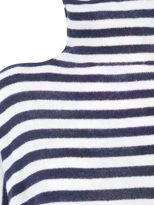 BASE Striped Roll-neck Sweater