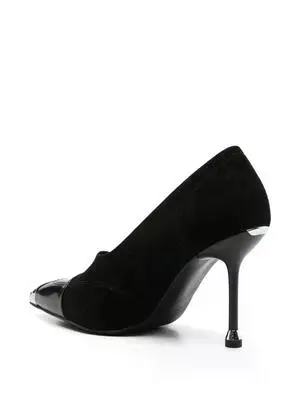 Liu Jo Metal-tip Panelled Pumps - Black