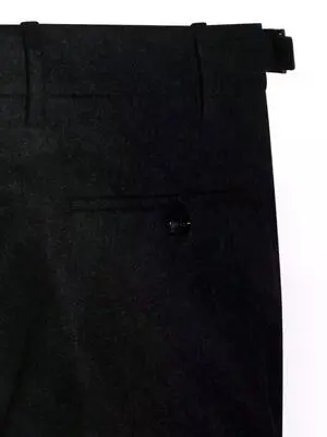 BERWICH Pressed-crease Pleated Trousers