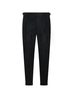 BERWICH Pressed-crease Pleated Trousers - Grey