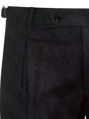 BERWICH Pressed-crease Pleated Trousers