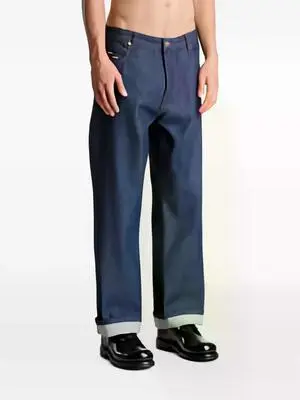 Filling Pieces Raw Denim Straight-leg Jeans