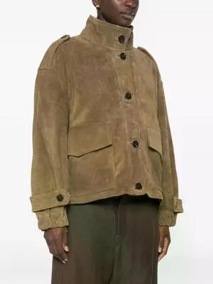 SESSUN Suede Flap-pocket Jacket