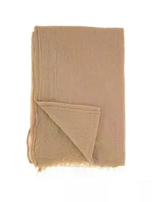 Destin Frayed-edge Scarf - Neutrals