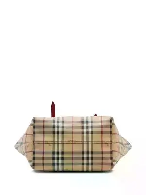 Burberry Haymarket Check Coated Canvas Salisbury Tote Bag