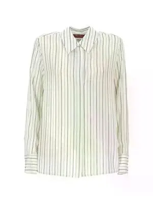 Max Mara Striped Silk Shirt