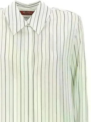 Max Mara Striped Silk Shirt