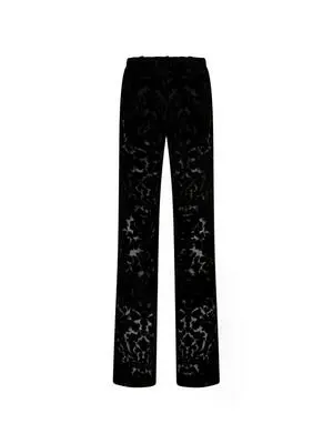 Gucci Floral Devoré Velour Pants