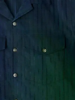 Versace Jacquard Cotton-silk Regular Shirt