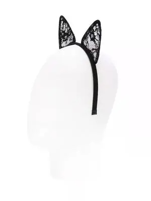 MAISON CLOSE Lace Cat Ear Headband