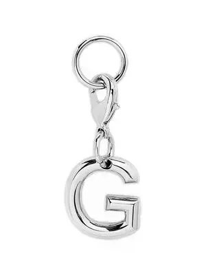LANCEL Charms G Keyring - Silver