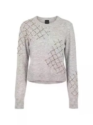 Pinko Crystal-embellished Wool Sweater