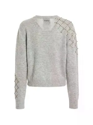 Pinko Crystal-embellished Wool Sweater