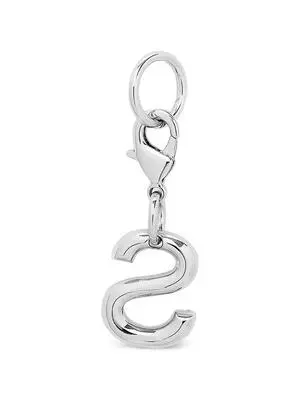 LANCEL Charm-letter Keyring - Silver