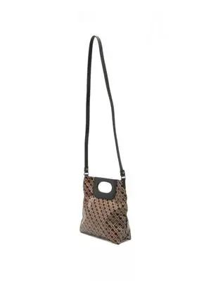 GHERARDINI Monogram-print Cut-out Tote Bag