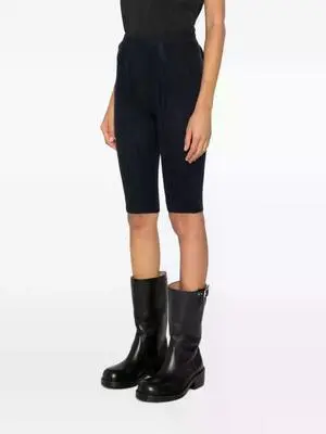 Prada Ribbed Knit Belt Loop Shorts